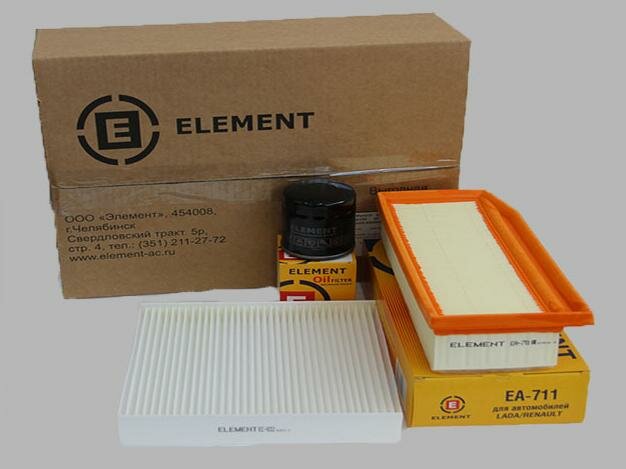 Комплект фильтров Lada Vesta/X-Ray/Logan II двс. H4M (EO849, EA711, EC832)