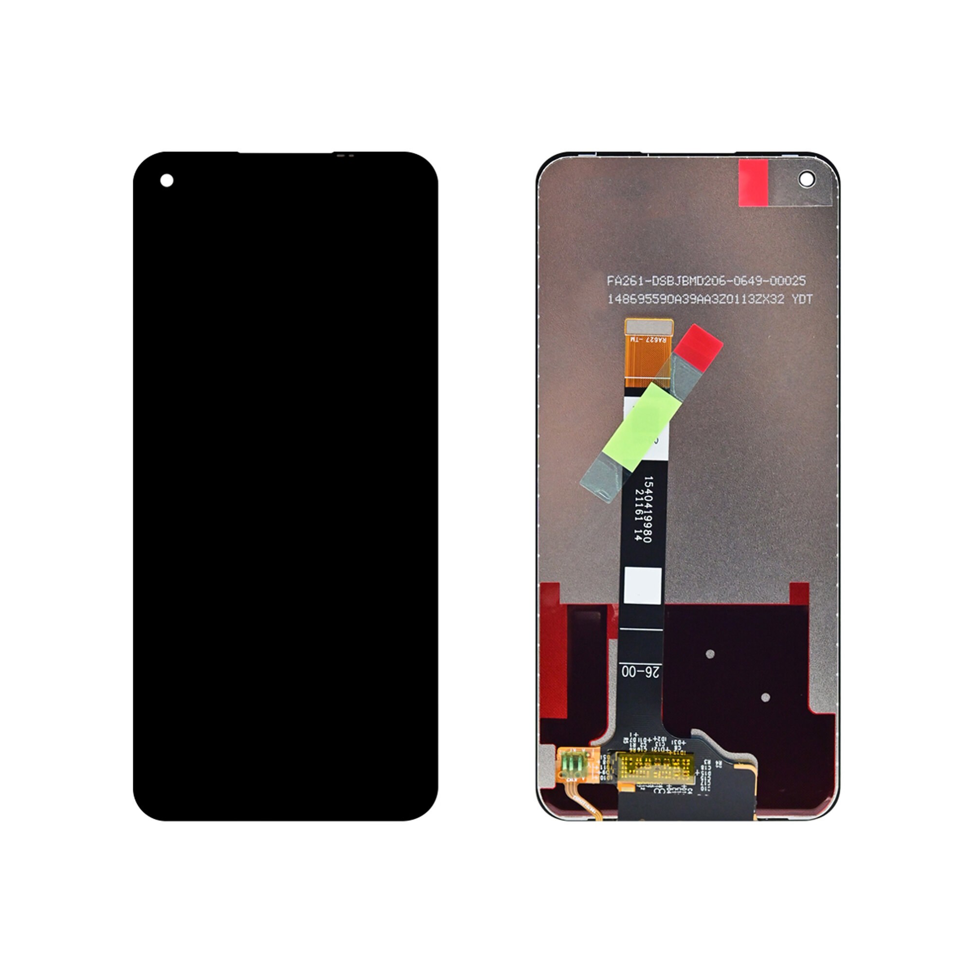 Дисплей (экран) в сборе с тачскрином для Realme 8 5G, V13 5G, Q3i, Oppo A93s 5G, Narzo 30 5G черный (Premium LCD) / 2400x1080