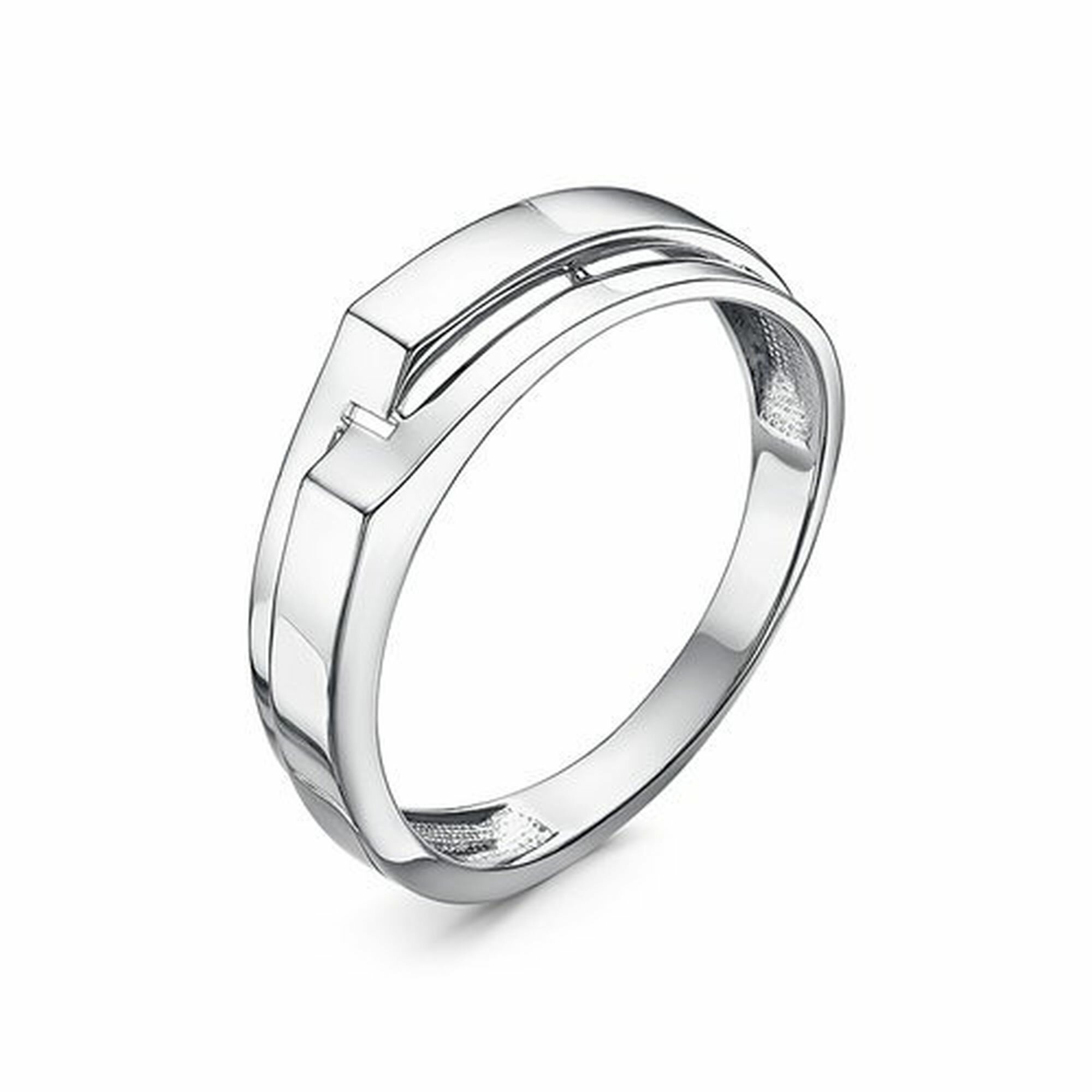 Кольцо, серебро, 925 проба, родирование