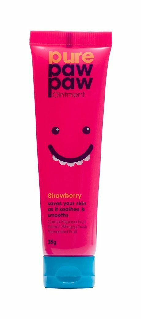 Pure Paw Paw Ointment Strawberry Восстанавливающий бальзам для губ с ароматом клубничного смузи | 25 мл 100мл