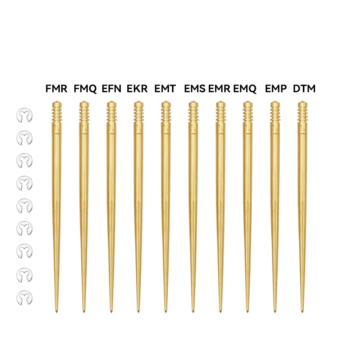 Alconstar, набор из 10 шт, иглы для карбюратораMotocycle FCR для карбюратора N427-OC KEIHIN FCR 35-41 мм