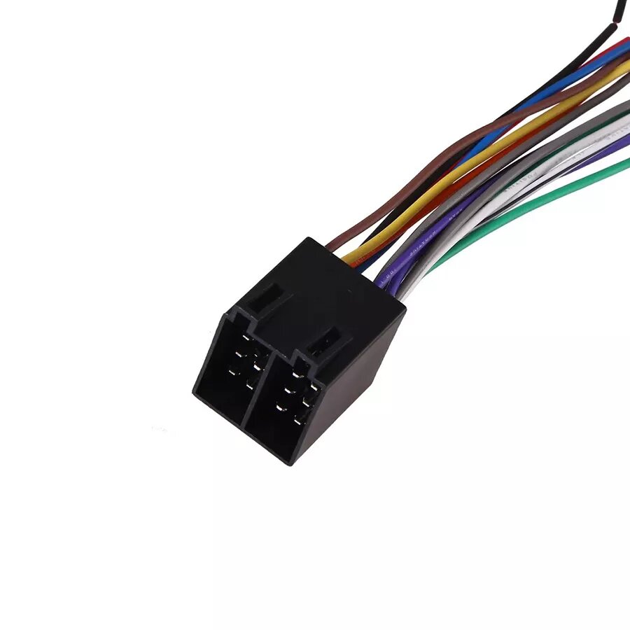 Разъемы для автомагнитол Евро ISO, сдвоенный штекер акустика+питание REXANT