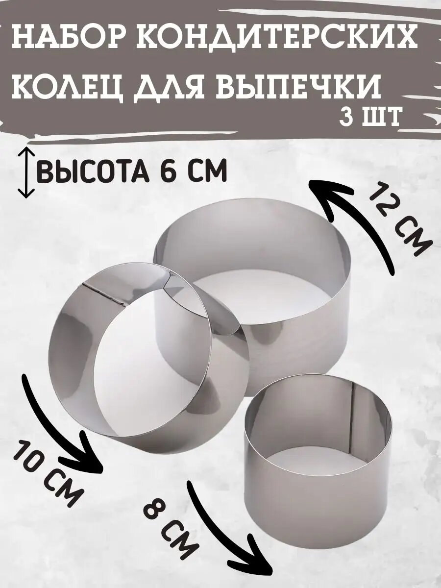 Формочки кулинарные для выпечки и сервировки