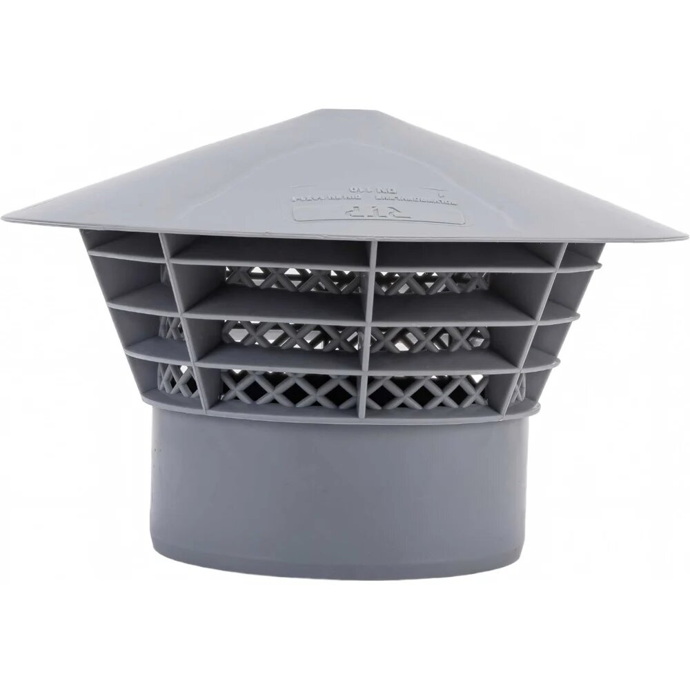 Вентиляционный зонт RTP 110 мм, серый 40369