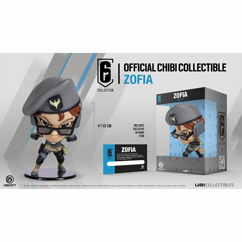 Rainbow Six Siege Collection ZOFIA Chibi Коллекционные игрушки