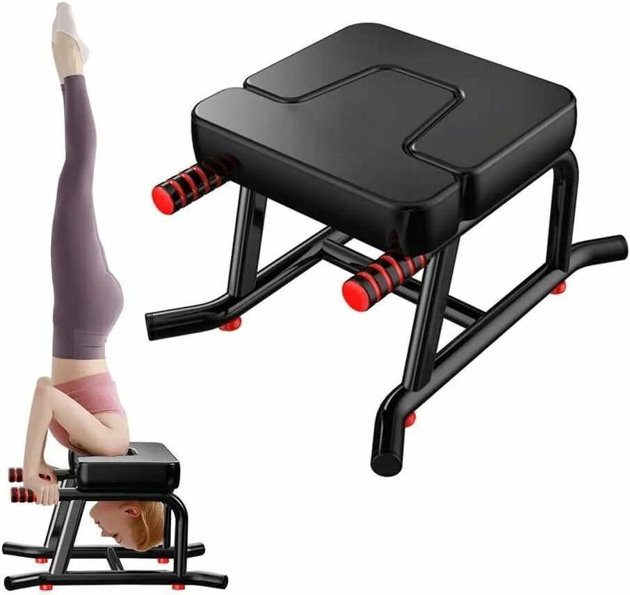 Хедстендер для йоги, цилиндрический, металлический, черный, водонепрницаемый