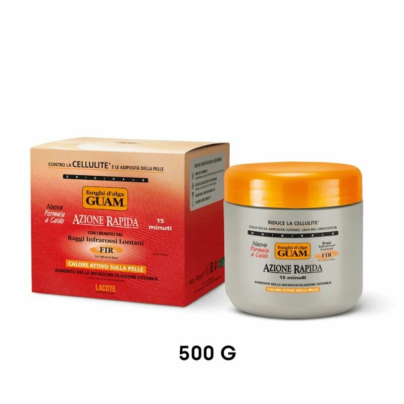 GUAM Маска антицеллюлитная активная с микрокристаллами Турмалина, 500 г