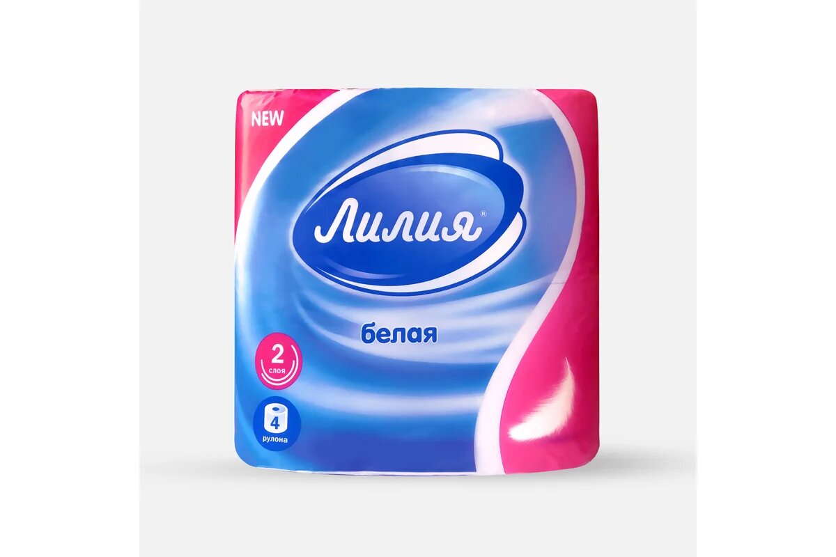 Лилия туалетная бумага 2слоя 4рулона 5604 - надёжное решение для дома и семьи