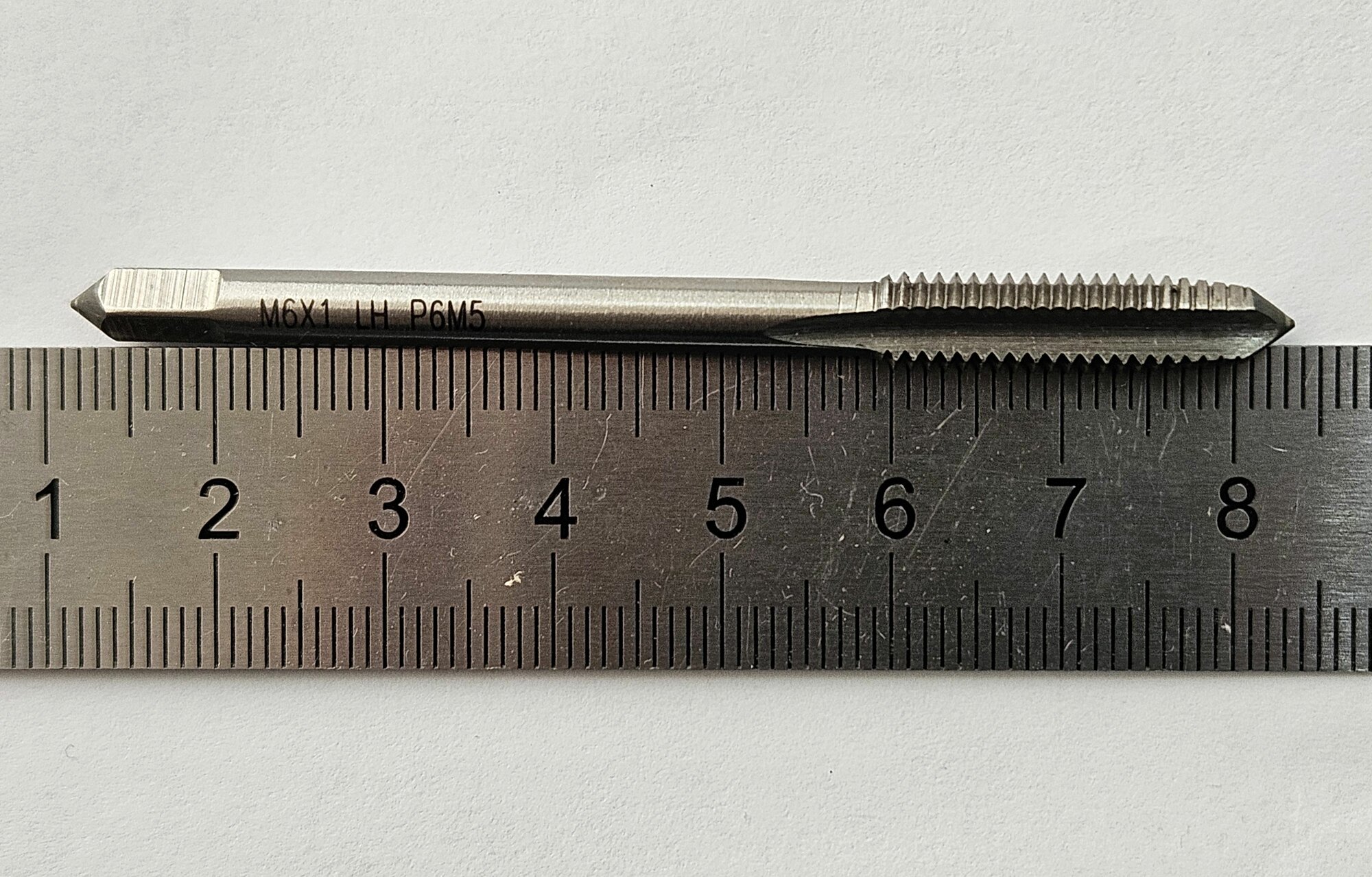 Метчик м/р М6х1 левый