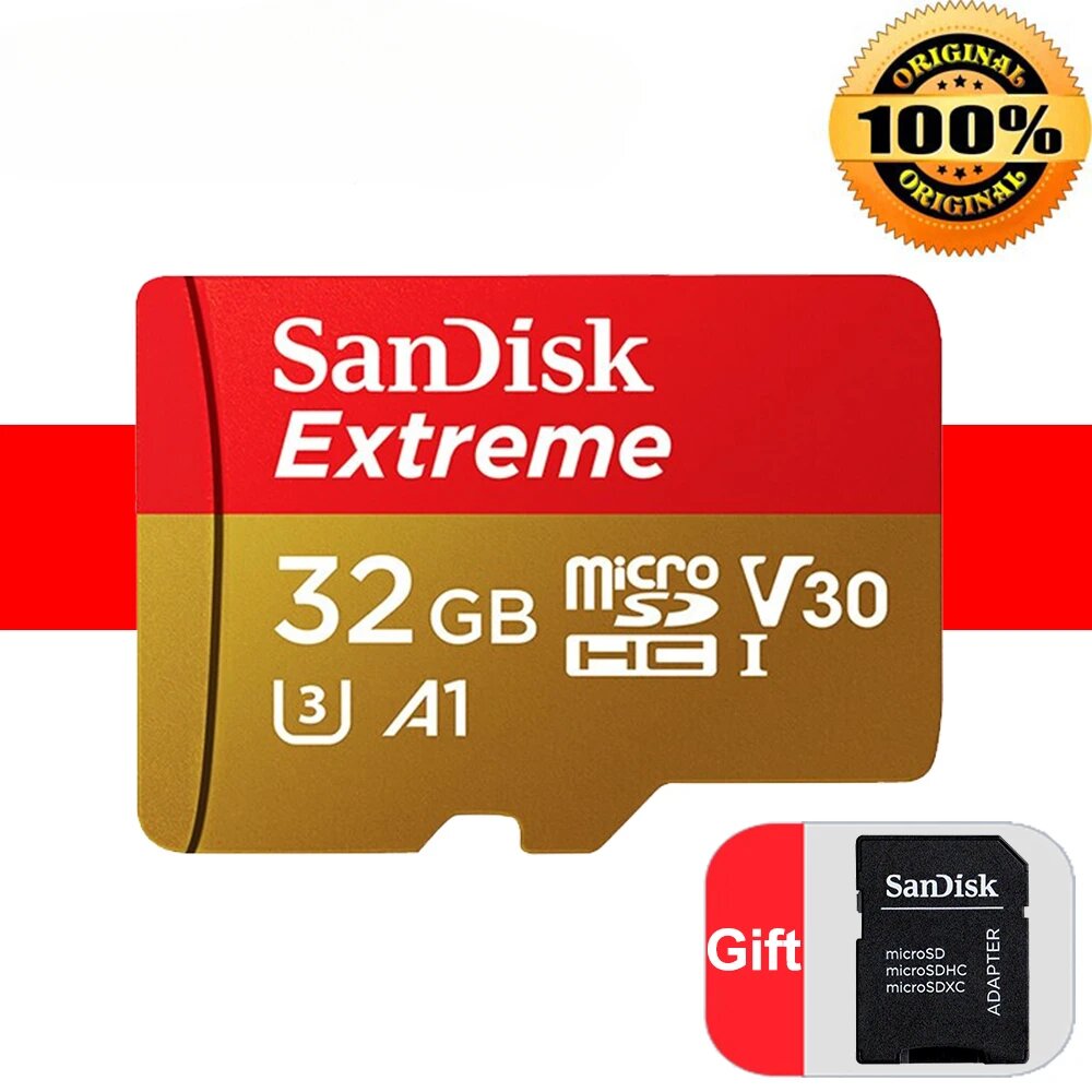 SanDisk Extreme PRO Micro SD карта памяти 256 ГБ Extreme 32GB
