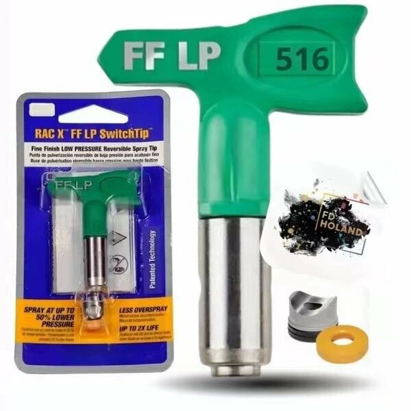 Оригинальное сопло Graco FFLP518 для безвоздушного распылителя: ультратонкое, низкое давление, финишная отделка краски