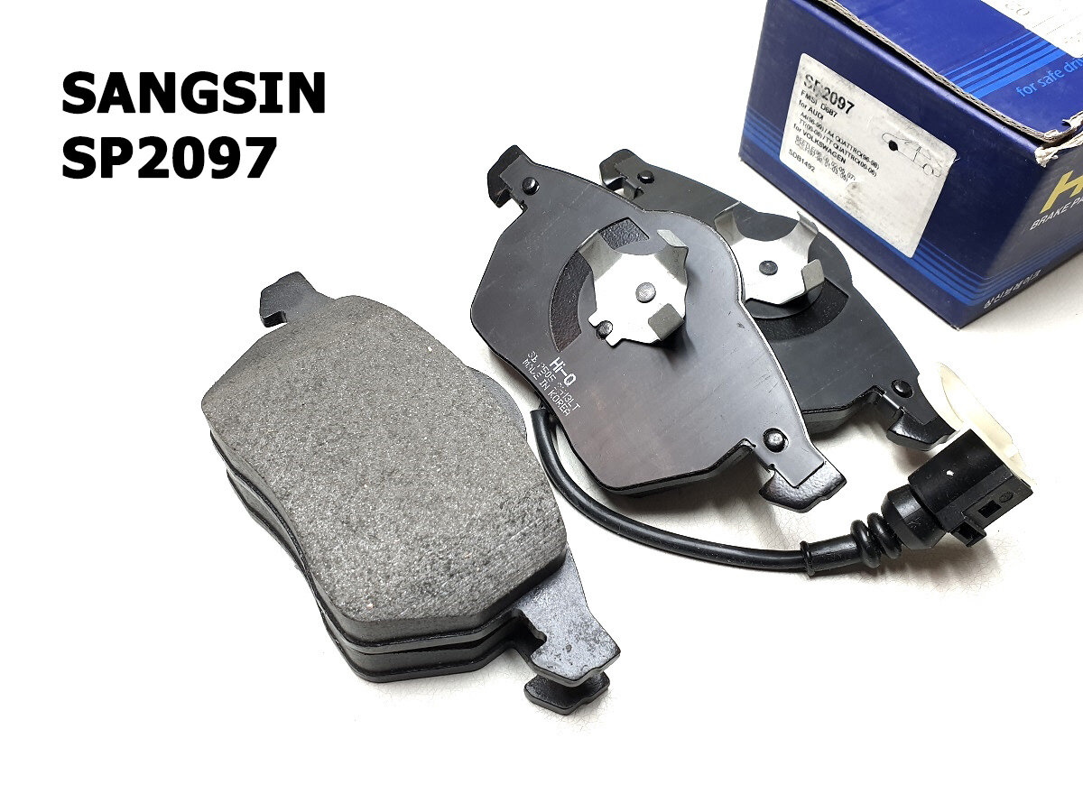 Колодки тормозные передние дисковые SANGSIN BRAKE SP2097 Audi TT, Seat Ibiza IV комплект 4 шт