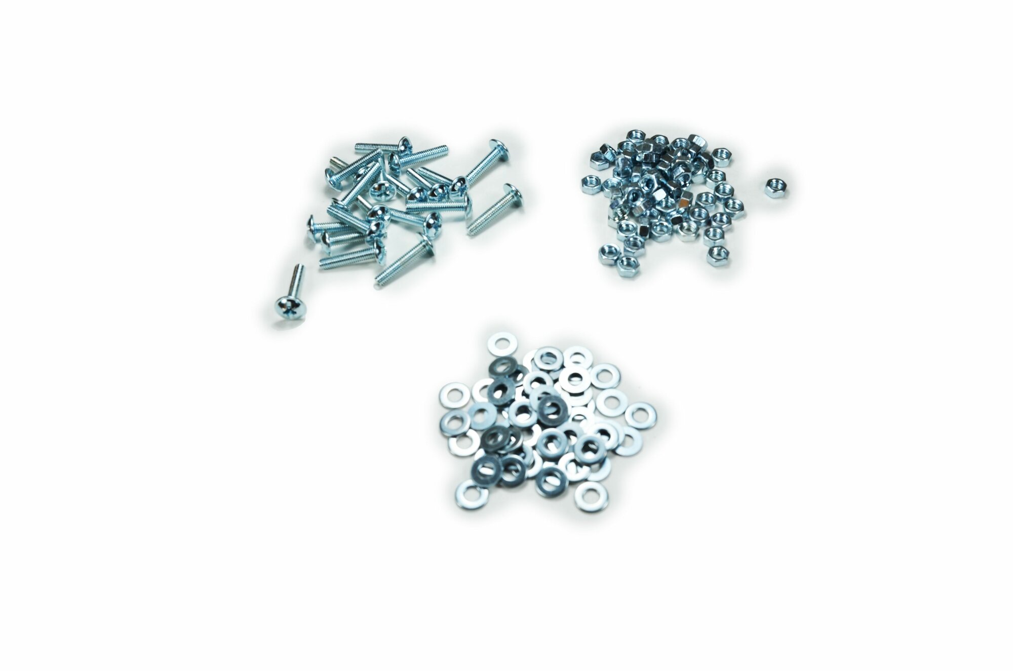 Комплект винтов с гайкой и шайбой 3х10 50шт
