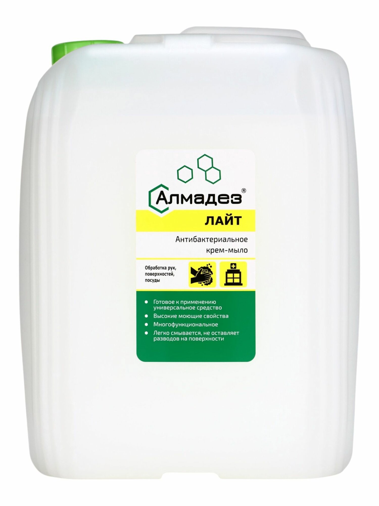 Крем-мыло антибактериальное Алмадез-лайт, канистра 5л.