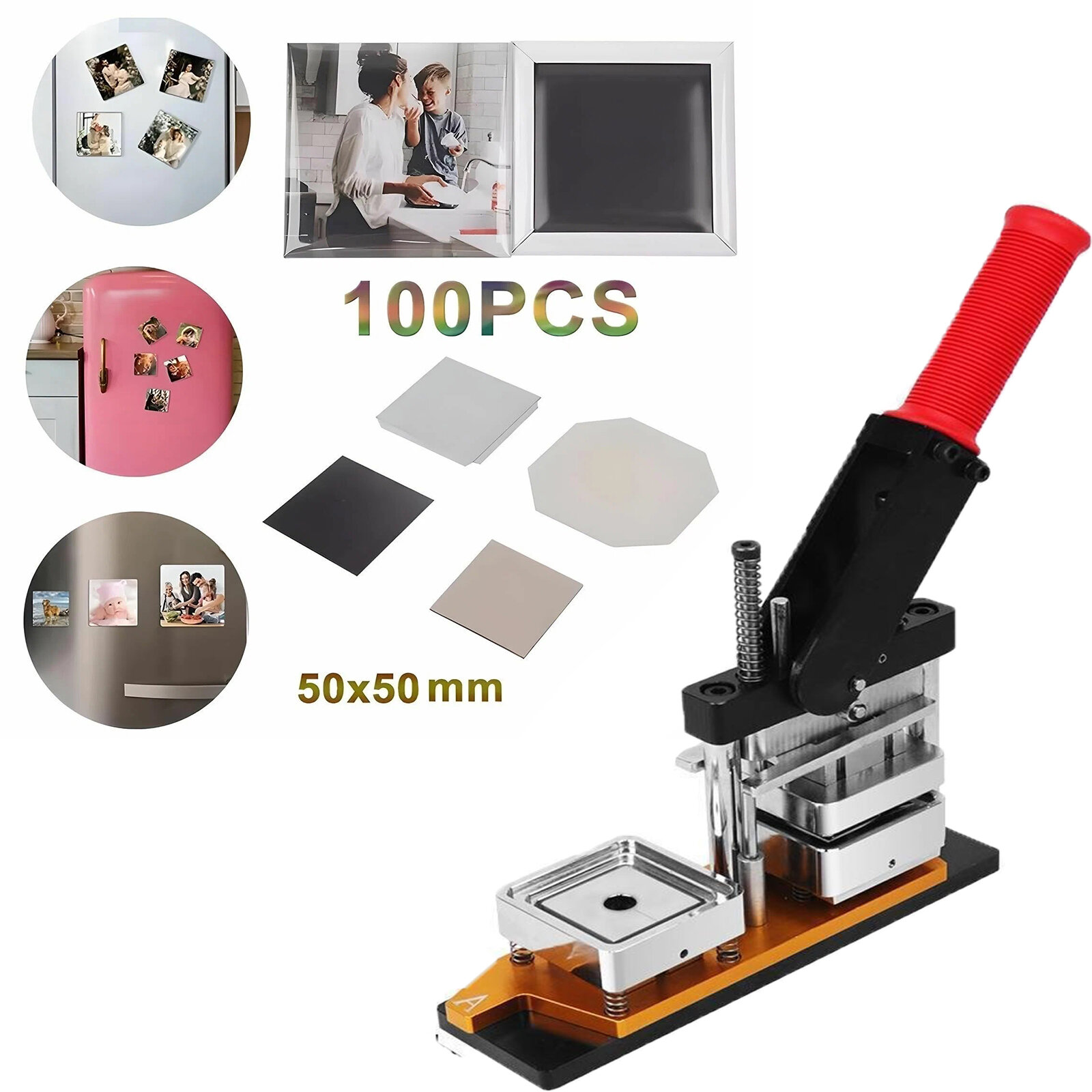 Фотографический магнит, делающий машину 50x50 мм, включает 100 шт.