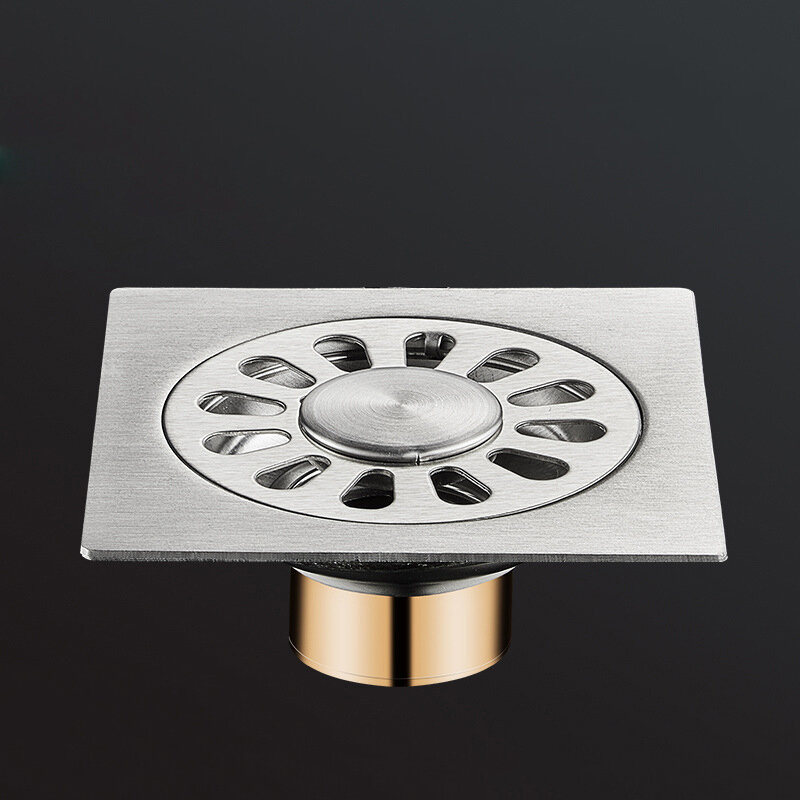 Трап прямой, слив MyPads для пола в душевую из нержавеющей стали, сливная крышка в ванную комнату