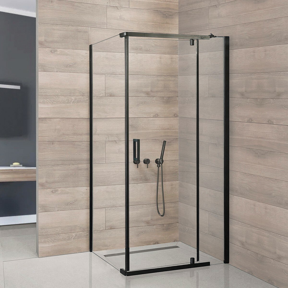 Душевой угол Royal Bath HPVD 90х70 RB7090HPVD-T-BL