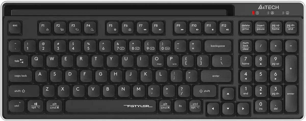 Клавиатура A4TECH Fstyler FBX70C черный (FBX70C)