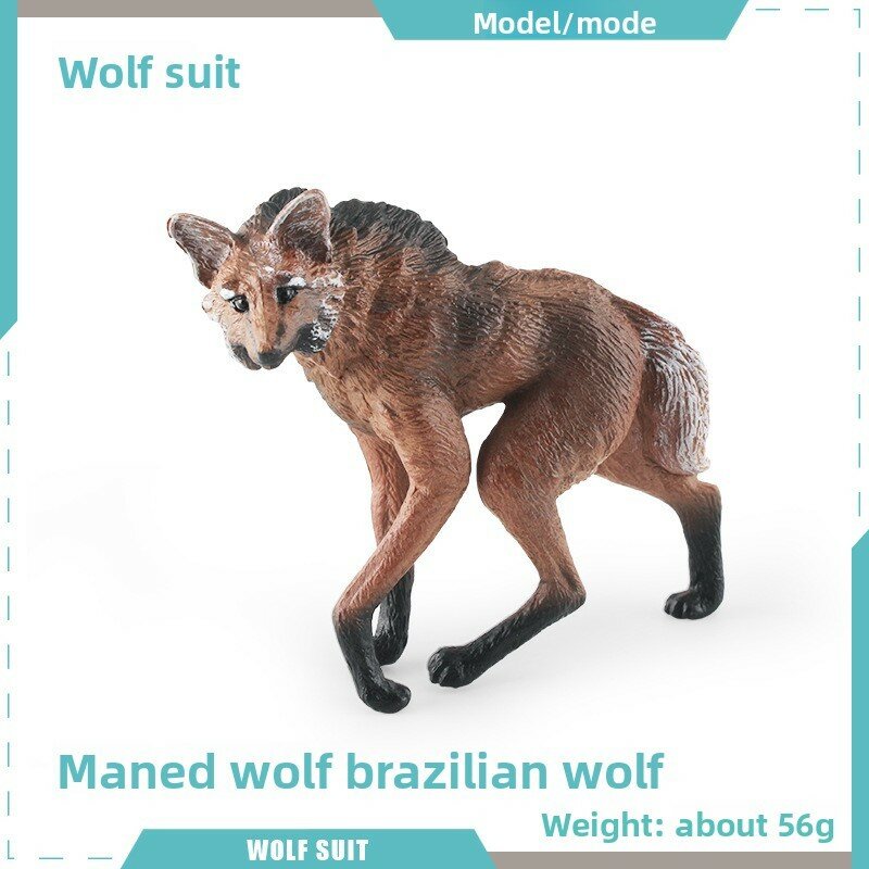 Имитационный дикий животное волк модель украшение для обучающих игрушек и выставки стиль а