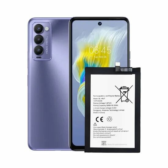 АКБ (аккумулятор, батарейка) BL-49JT для Tecno Camon 18P (CH7n, CH7) 5000 mAh премиум