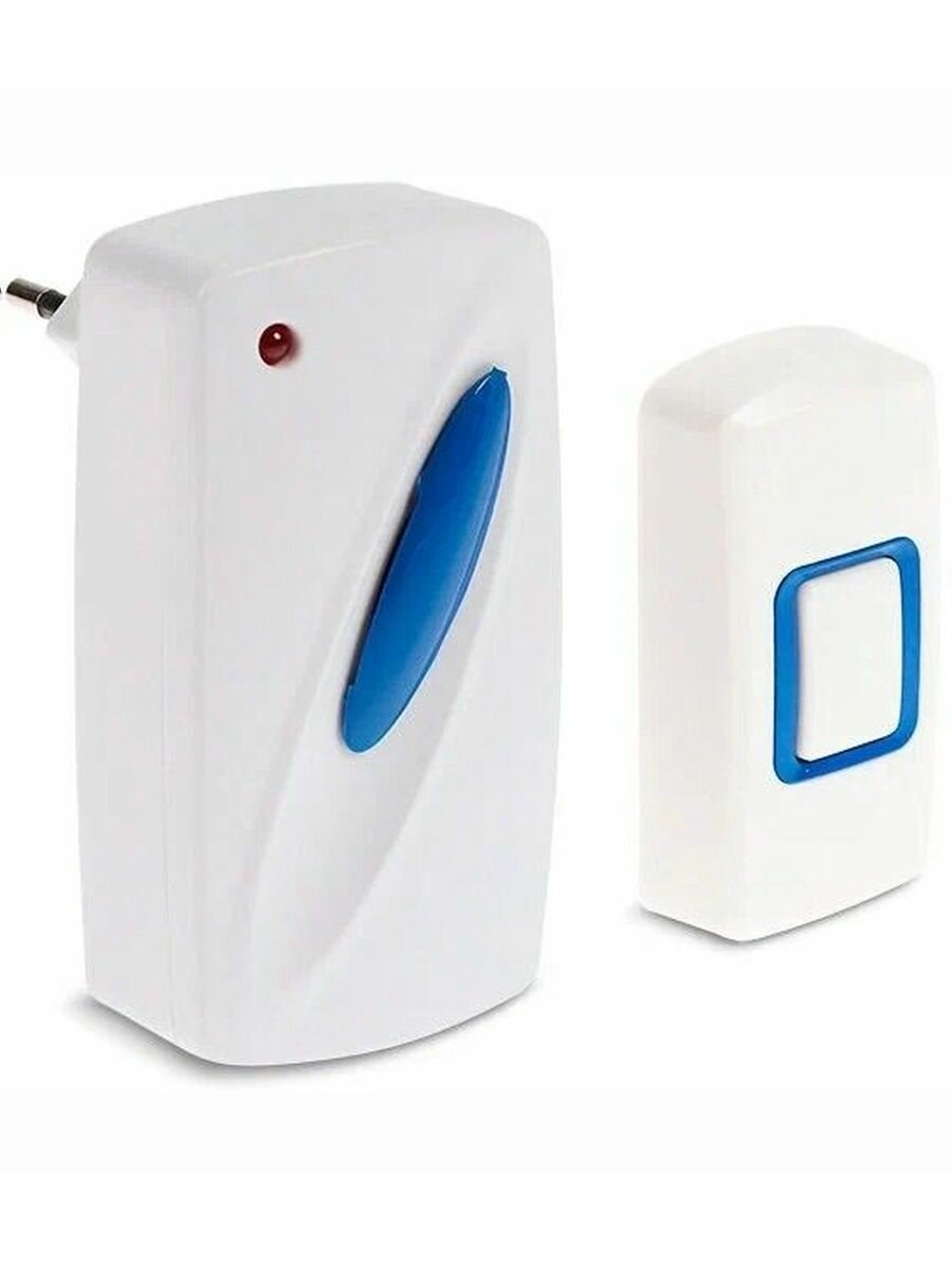 Звонок беспроводной ЭРА С93 от сети 220V 100м 6мелодий белый А23