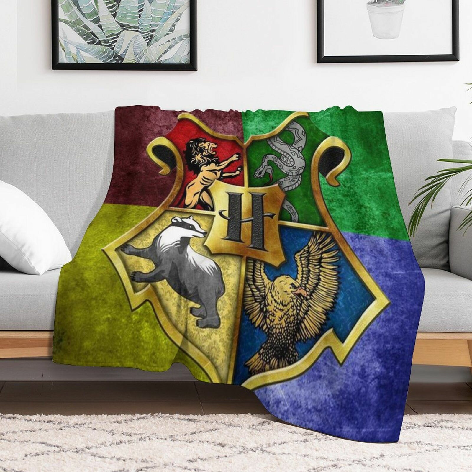 Harry Potter Плед , Велсофт, 200 см х 150 см