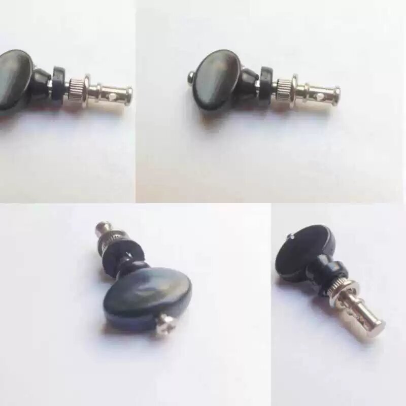 Тюнеры для укулеле Taobao, для 4 струн, черный пластик, 4 шт