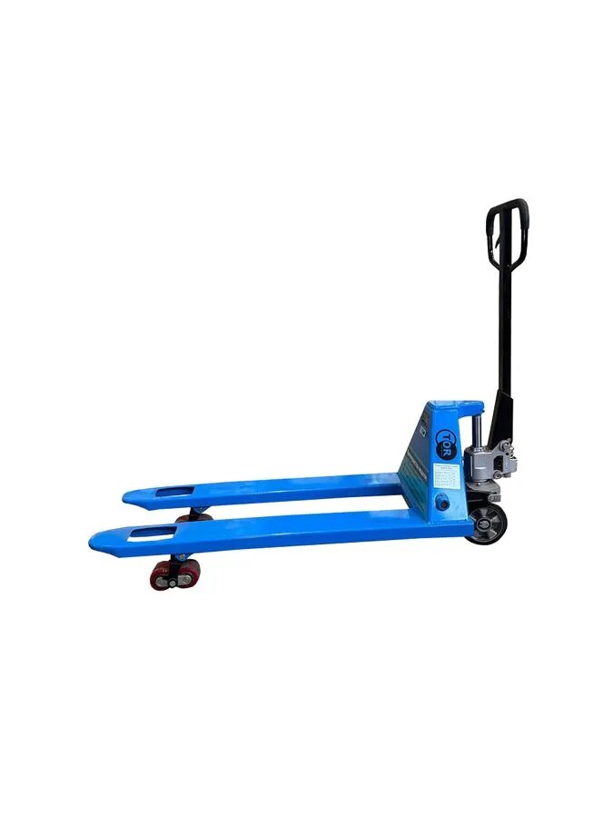 1000323 Тележка гидравлическая 2500 кг 1150 мм резиновые колеса TOR RHP