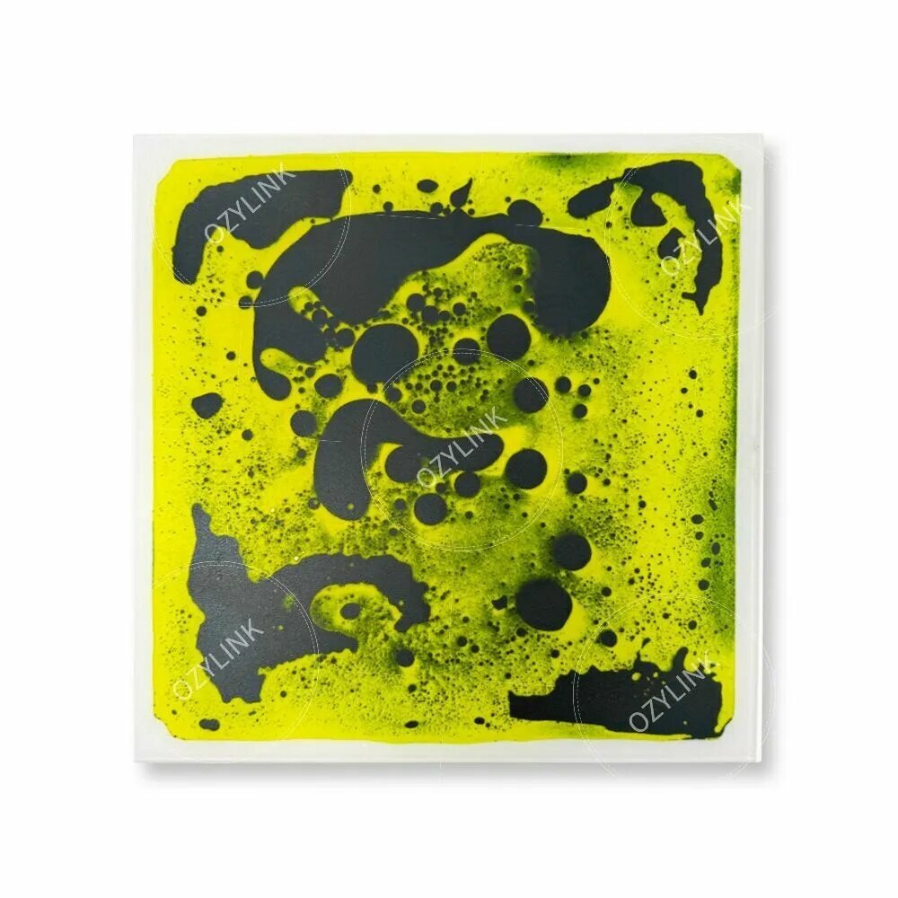 50см квадратная сенсорная напольная плитка - желтая черная