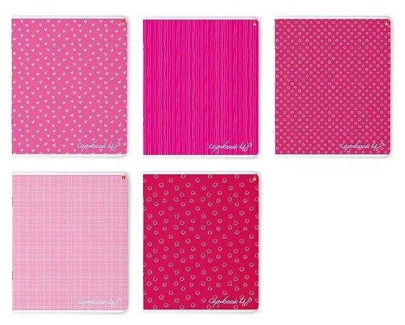 Тетрадь 48 листов "FRESH розовая". Набор 5 шт. Цены за 5 шт.