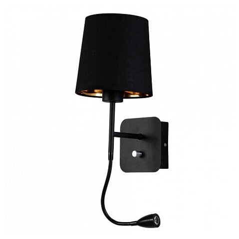 Бра Crystal Lux Pablo AP2 Black/Black-Gold