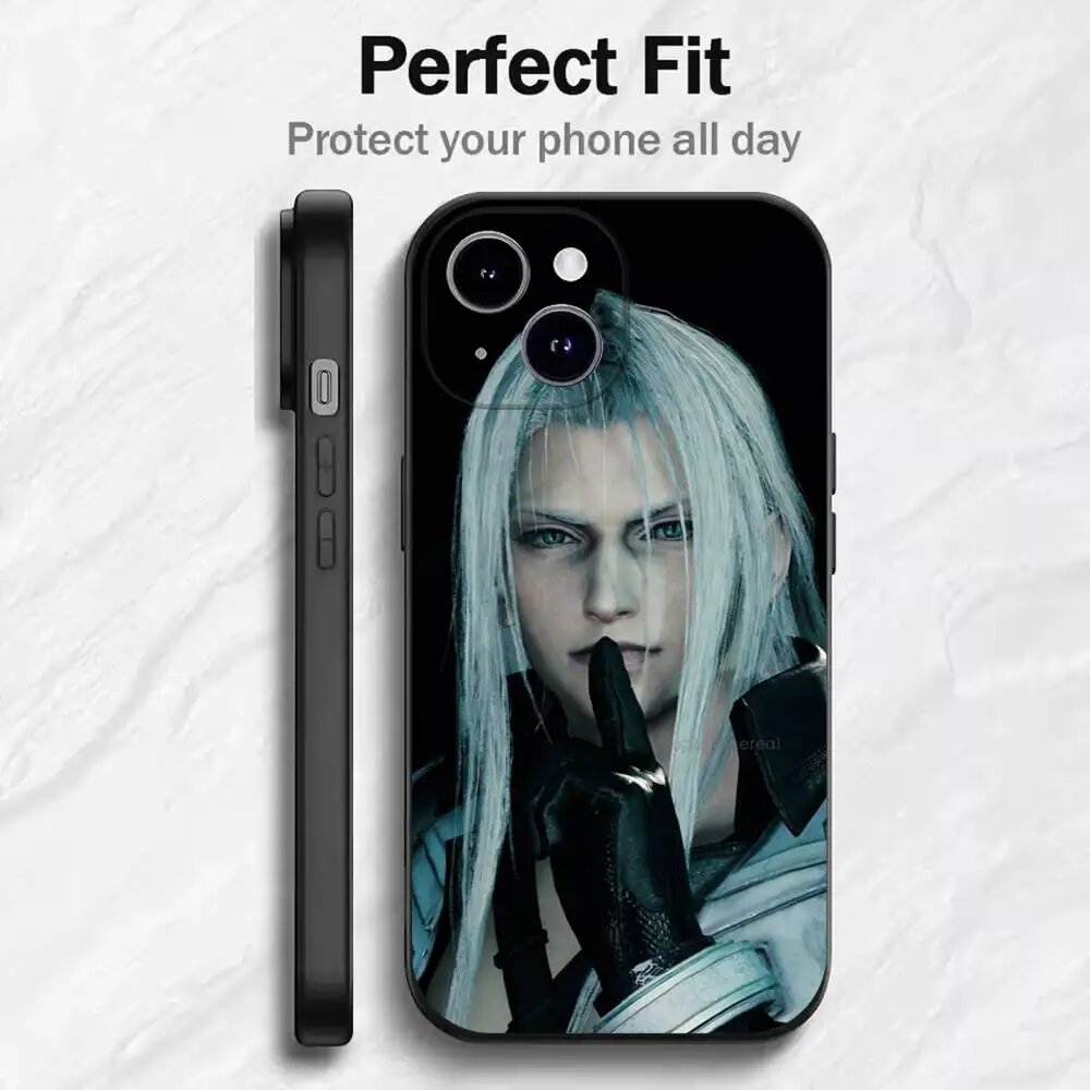 Чехол для телефона Final F-Fantasy Game Sephiroth для 17 Pro Max, 17, 16, 15, 14, z6, iPhone17PRO