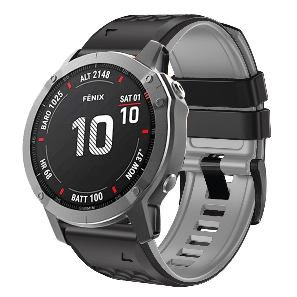 QuickFit 22 мм силиконовый спортивный ремешок для Garmin Epix Gen 2 /Fenix 6 Pro 5 Plus /Forerunner 970 965 955 Solar 945 935 745 Descent G2 Fenix E Venu 4 3 2