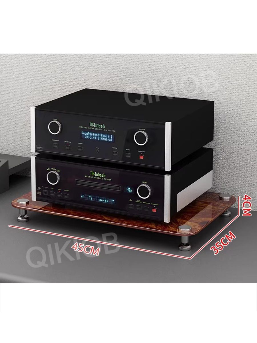 Стойка Для Hi Fi Аппаратуры 1Этажа, Стойка для Hi fi аппаратуры подходит для гостиной, 45x35x4см