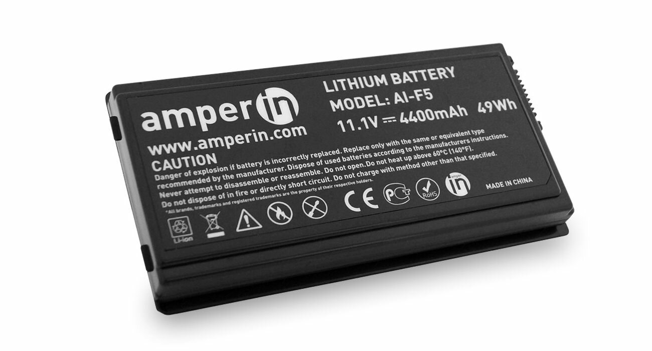 Аккумулятор Amperin для Asus PRO57V 11.1V (4400mAh)