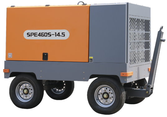 Электрический мобильный винтовой компрессор Zega SPE 460S-14.5 90 kW