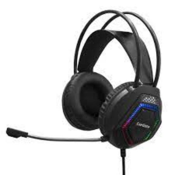 Гарнитура Exegate Cosmos HS-704GL чёрный, проводная, USB, виртуальный звук 7.1, подсветка