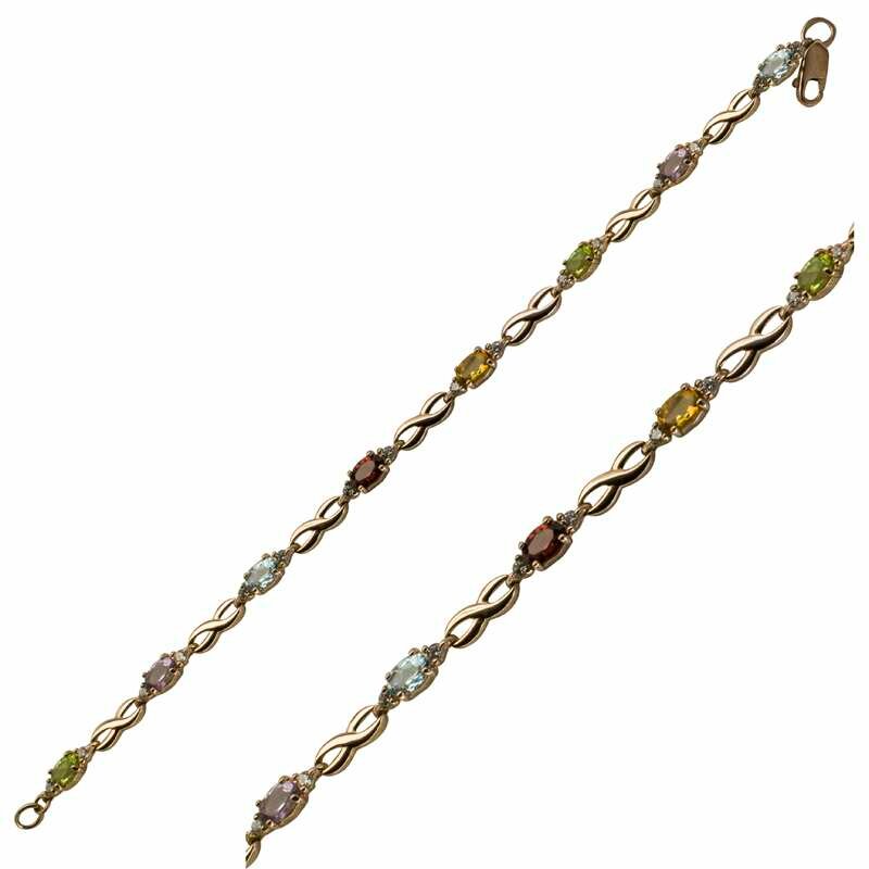 Браслет, красное золото, 585 проба