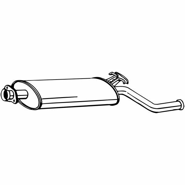 Глушитель выхлопных газов конечный, BOSAL 215-211 (1 шт.)