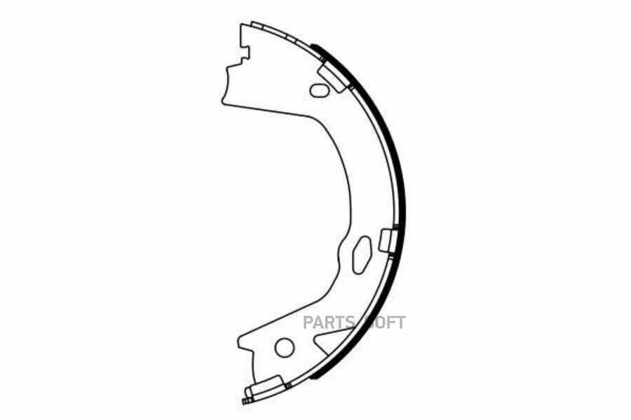 BOSCH 0986487948 Колодки стоян торм к-т Kia Optima 2.0 03.2012- ()
