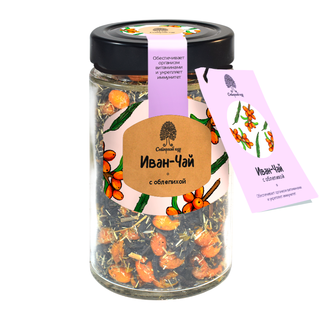 Иван-чай с травами облепиховый Сибирский Кедр, 70 г
