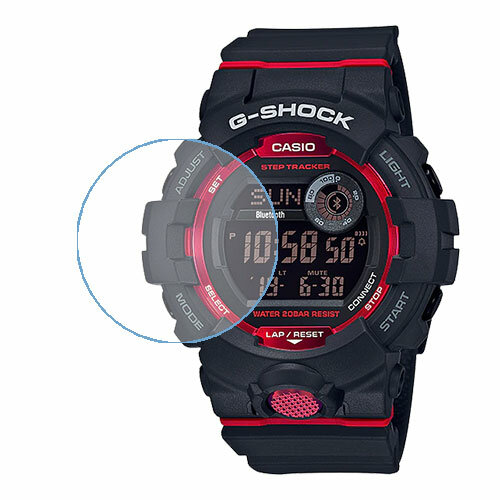 Скрин Мобайл защитный экран для часов Casio GBD-800-1 из нано стекло 9H