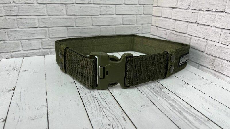 Тактический ремень с фастексом олива