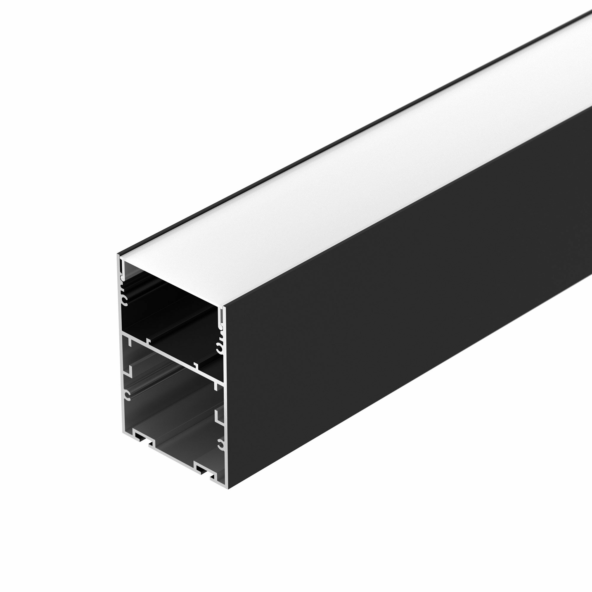 Профиль для светодиодной ленты Arlight Профиль ARH-LINE-6085-3000 BLACK (Arlight, Алюминий), 3м