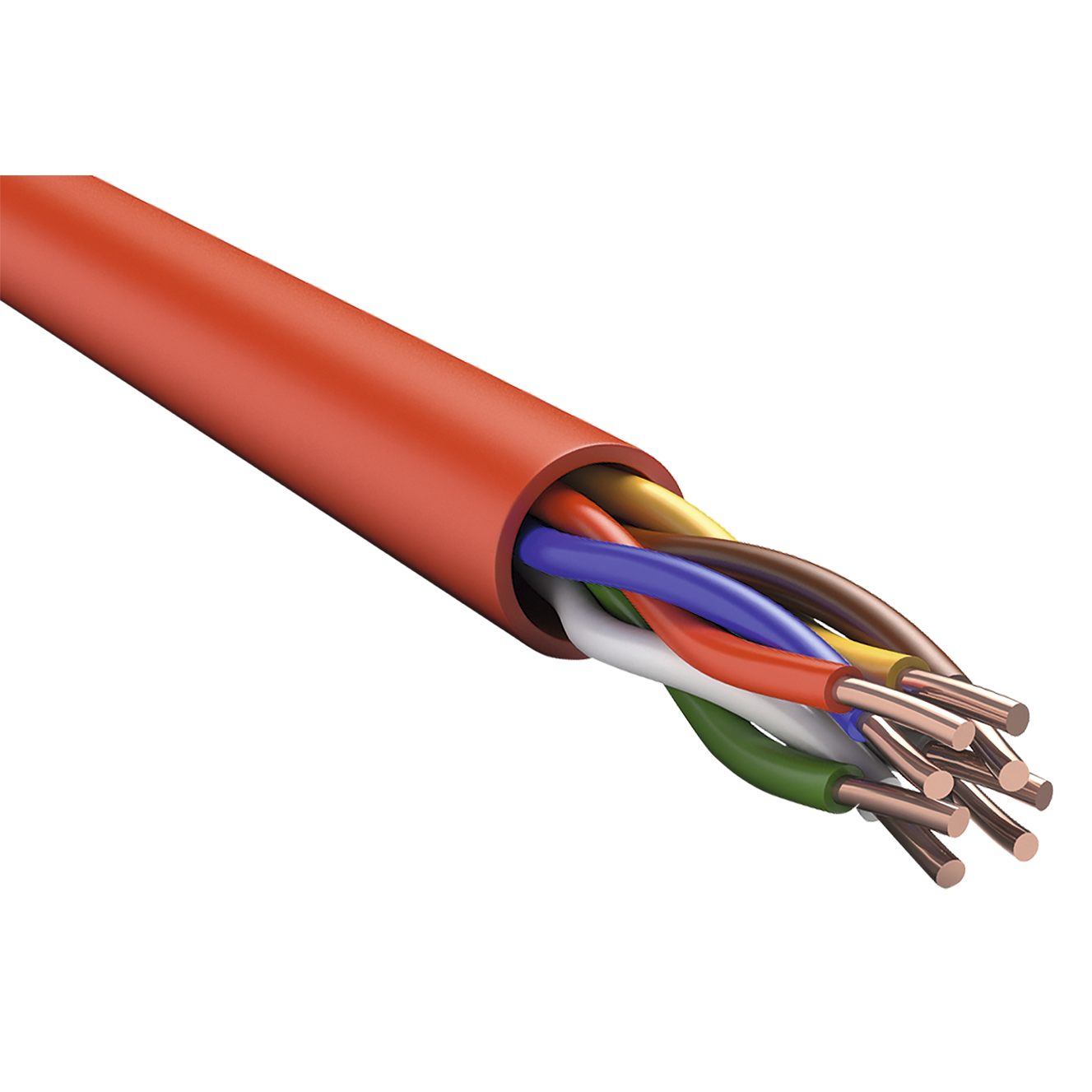 ITK Кабель КПСнг(А)-FRLSLTх 1х2х0,75 красный (200м), IEK FR1-01-U-6504 (1 шт.)
