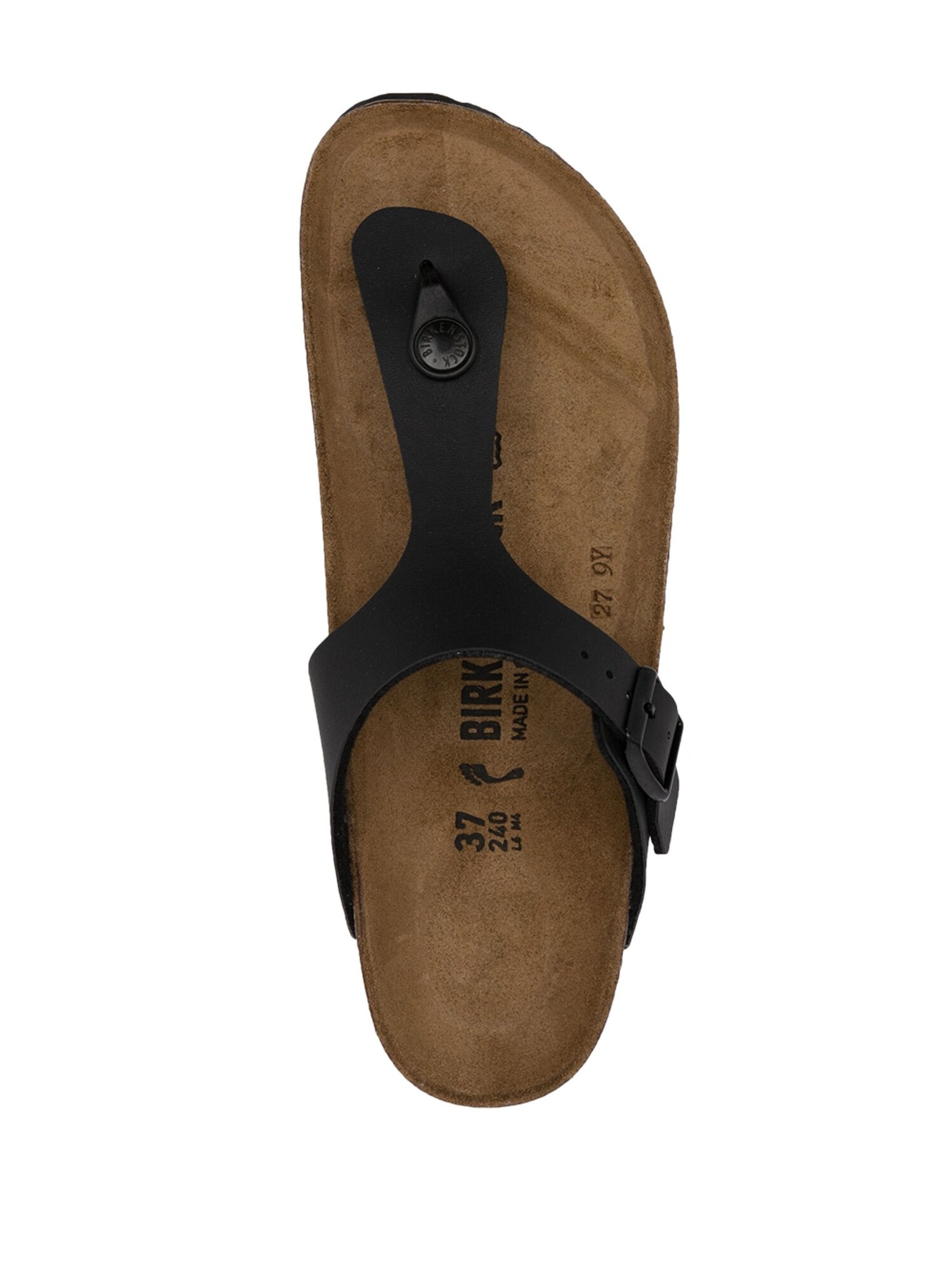 Босоножки Birkenstock Gizeh, размер 36 EU, черный — фото 1