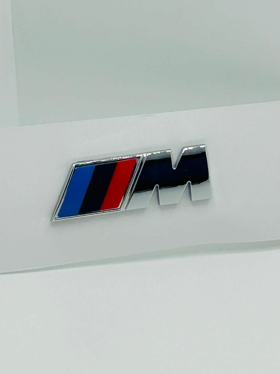 Наклейка Надпись буква М на БМВ BMW хром 4.5мм