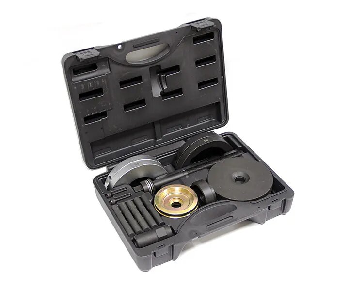 100-30016C Набор оправок для монтажа и демонтажа ступичных подшипников, кейс, 16 предметов мастак 100-30016C