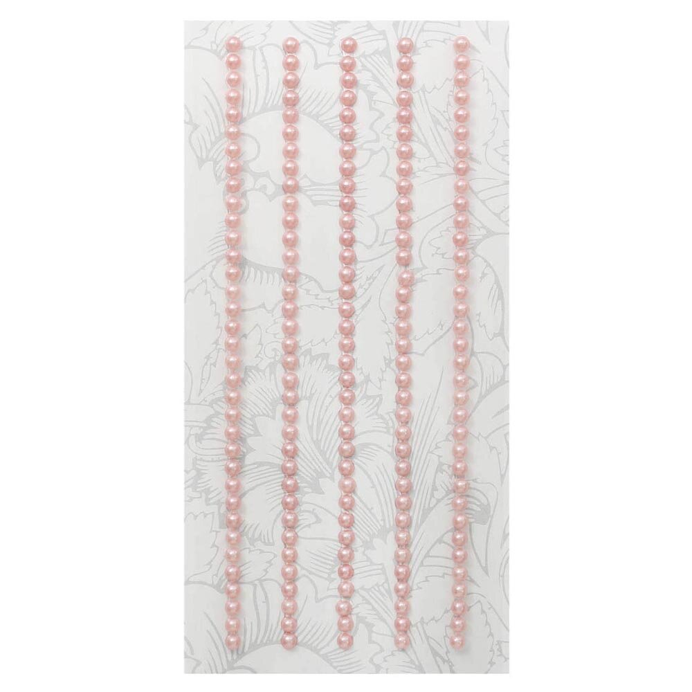 Декоративные стразы-наклейки 7704130-Z42 Жемчуг цвет пепельная роза 3 мм, цена за 1 уп.