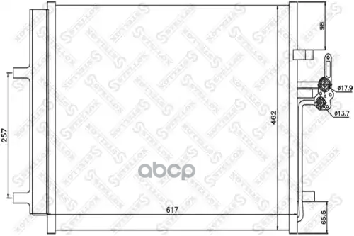 Радиатор кондиционера Stellox арт. 10-45562-SX